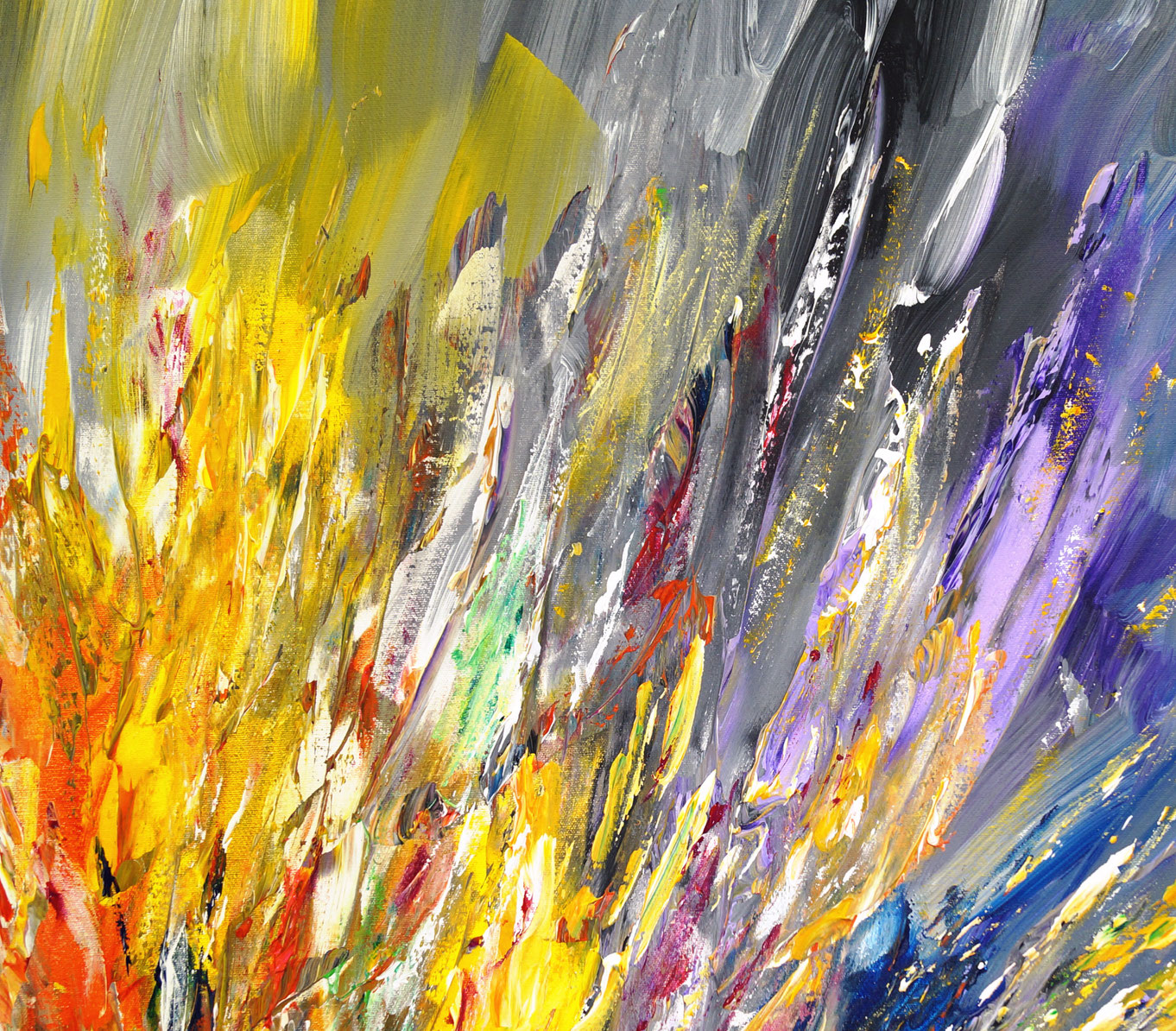 portrait format painting - large abstract painting art for sale