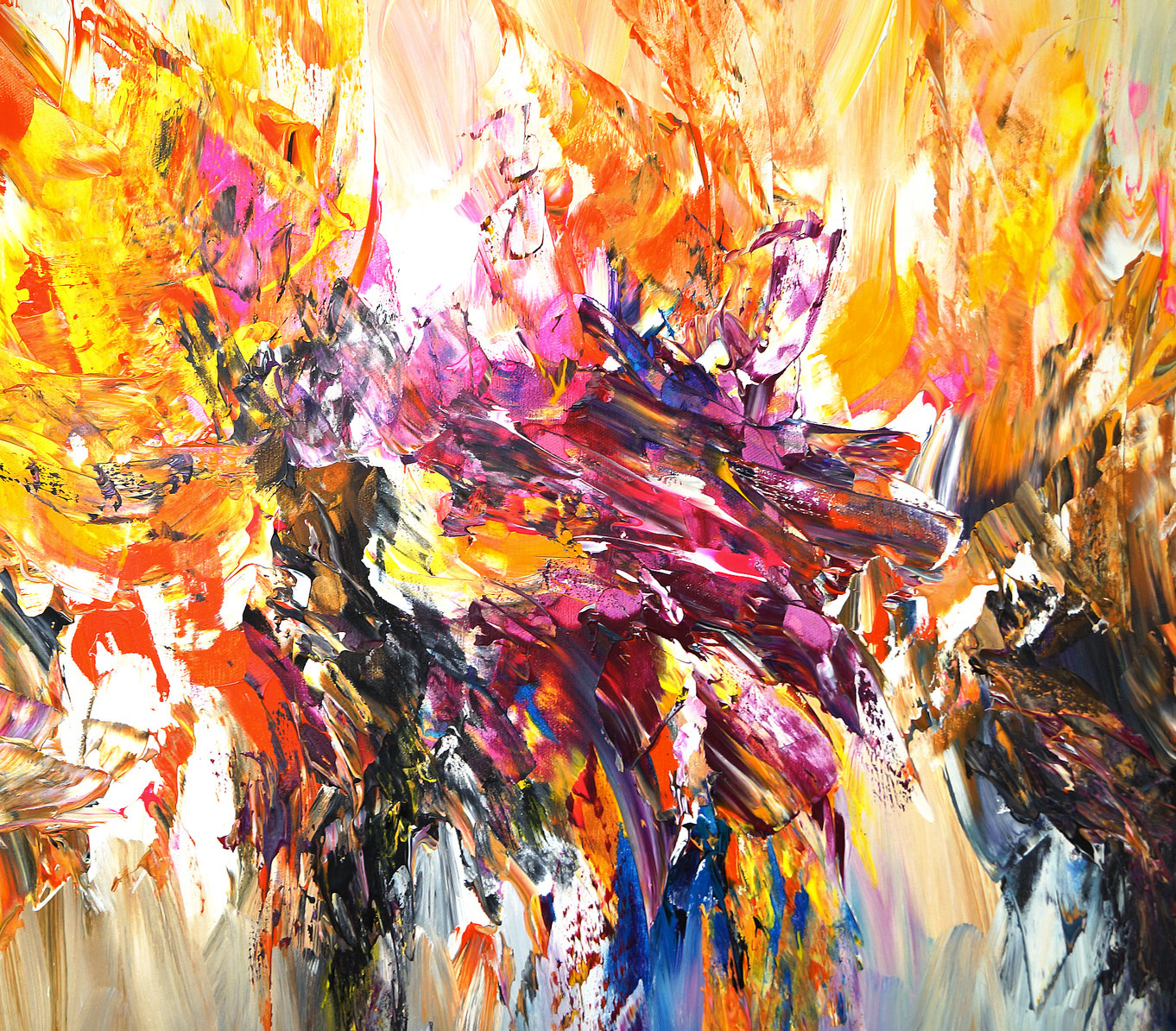 Awesome Wonderworld L 3 - large abstract painting art for sale