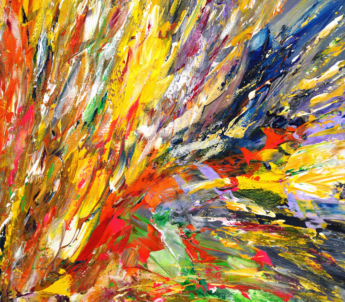 portrait format painting - large abstract painting art for sale