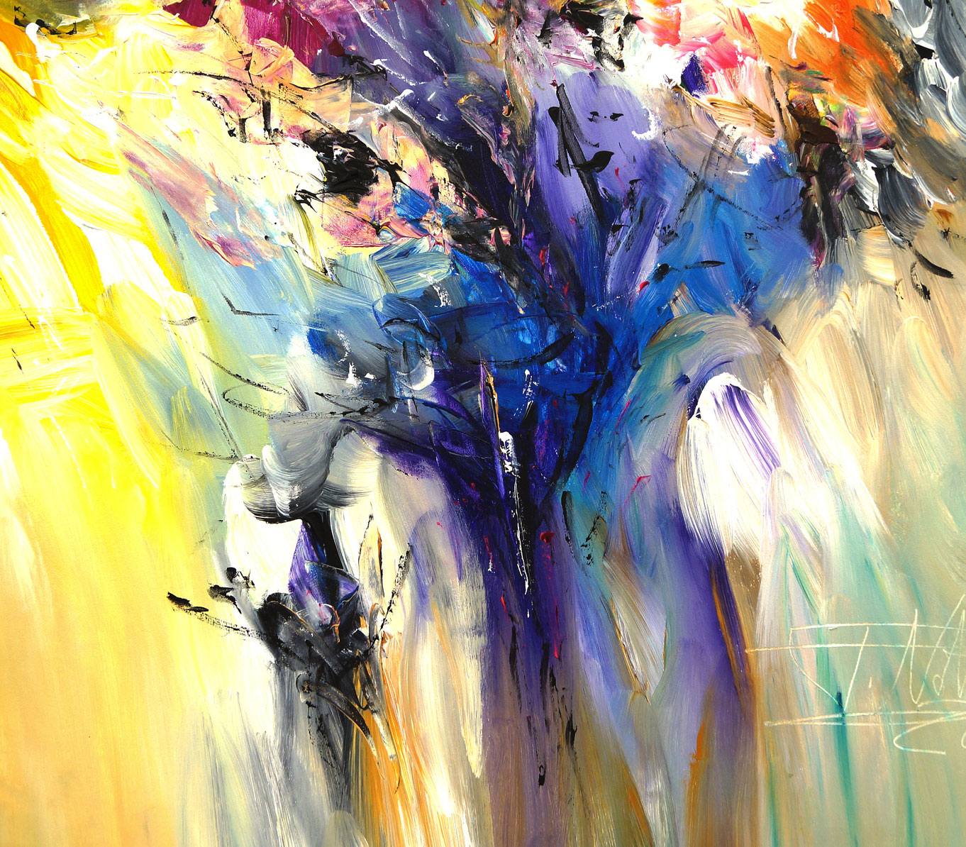 Contemporary art - large abstract painting art for sale