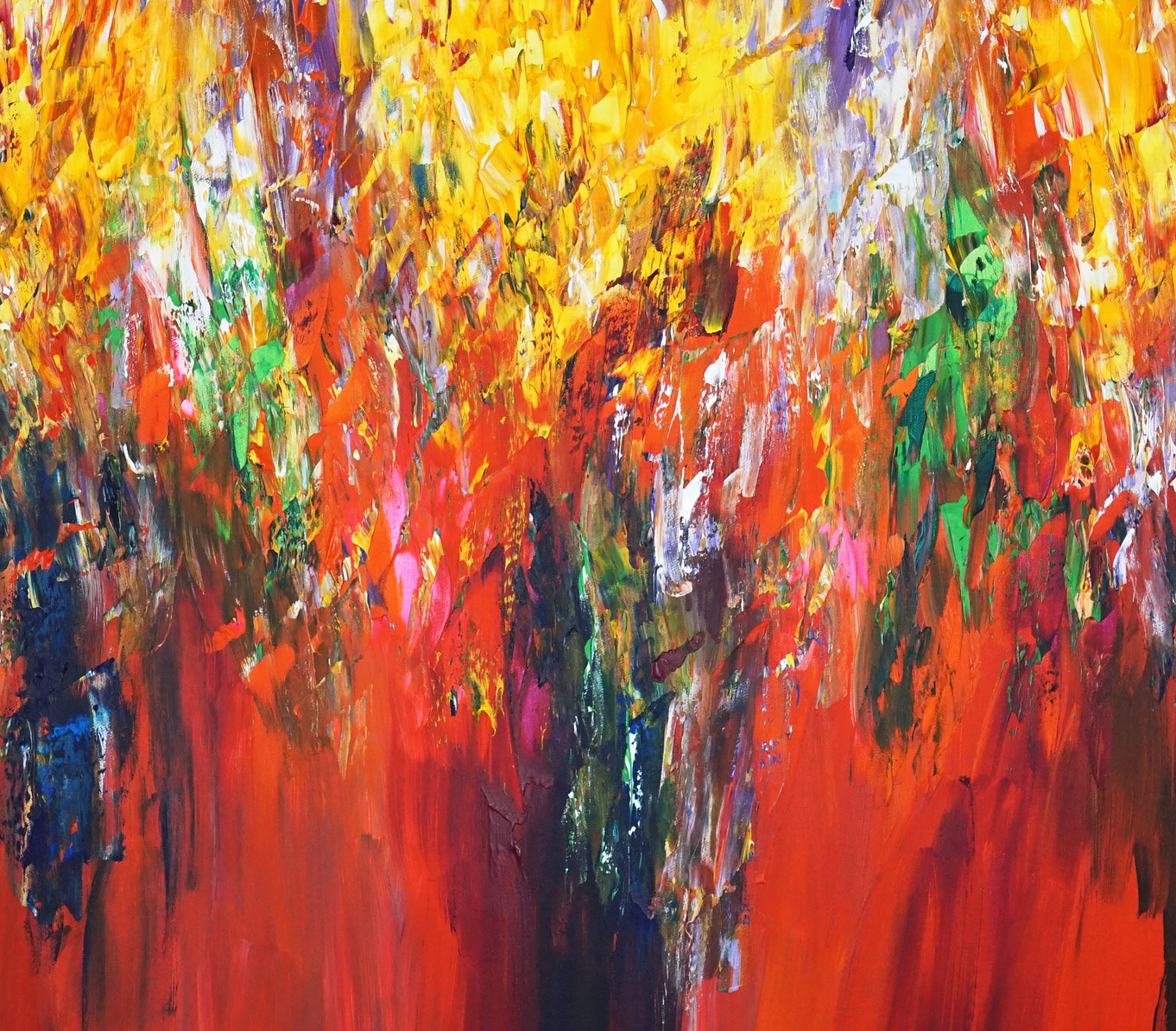 Vibrant abstract - large abstract painting art for sale