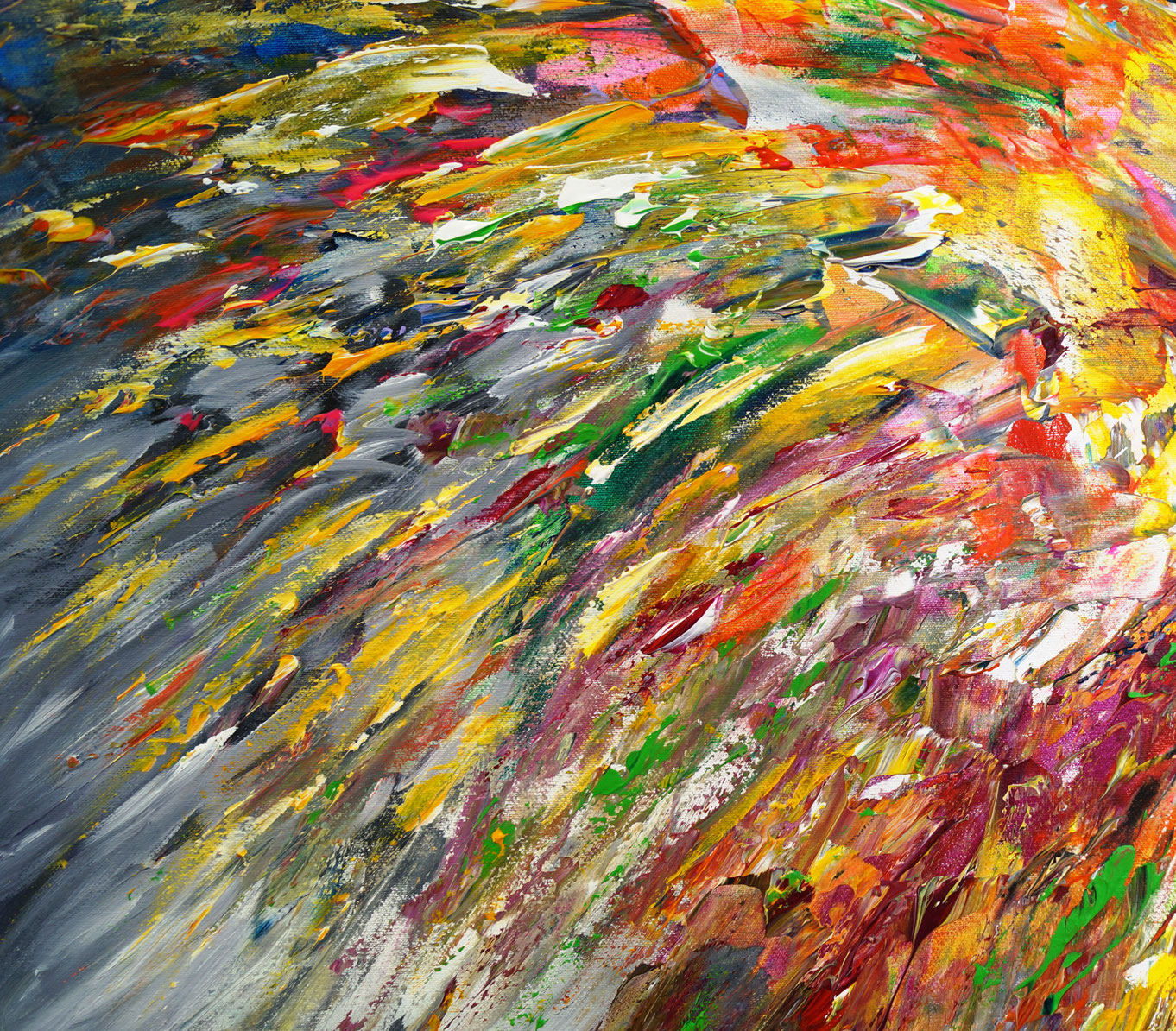 portrait format painting - large abstract painting art for sale