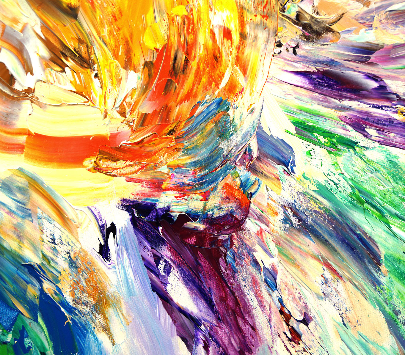 Expressionist painting - large abstract painting art for sale