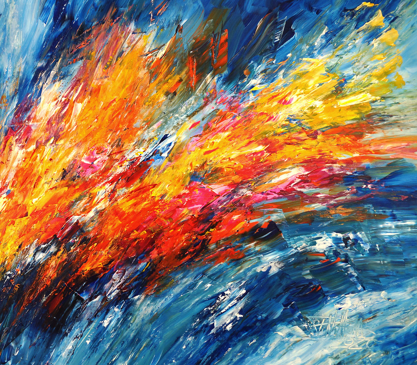 Awesome artwork - large abstract painting art for sale