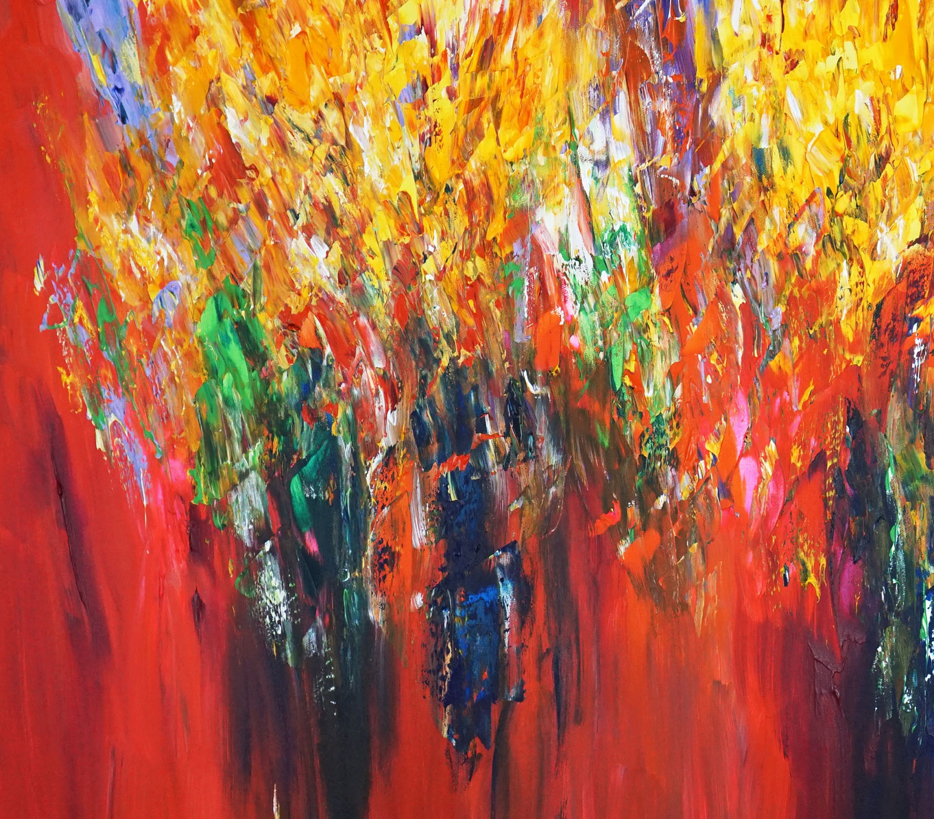 Vibrant abstract - large abstract painting art for sale