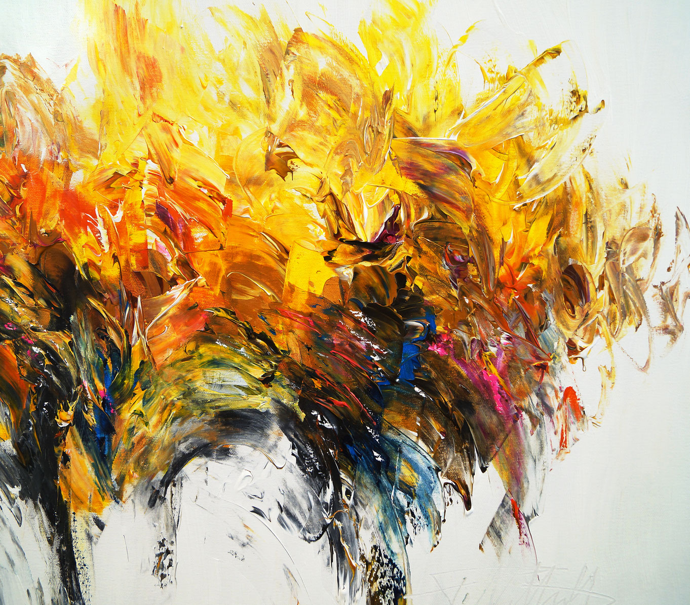 original on canvas - large abstract painting art for sale