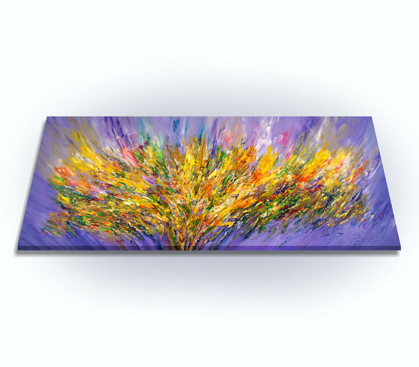 Vibrant artwork - large abstract painting art for sale