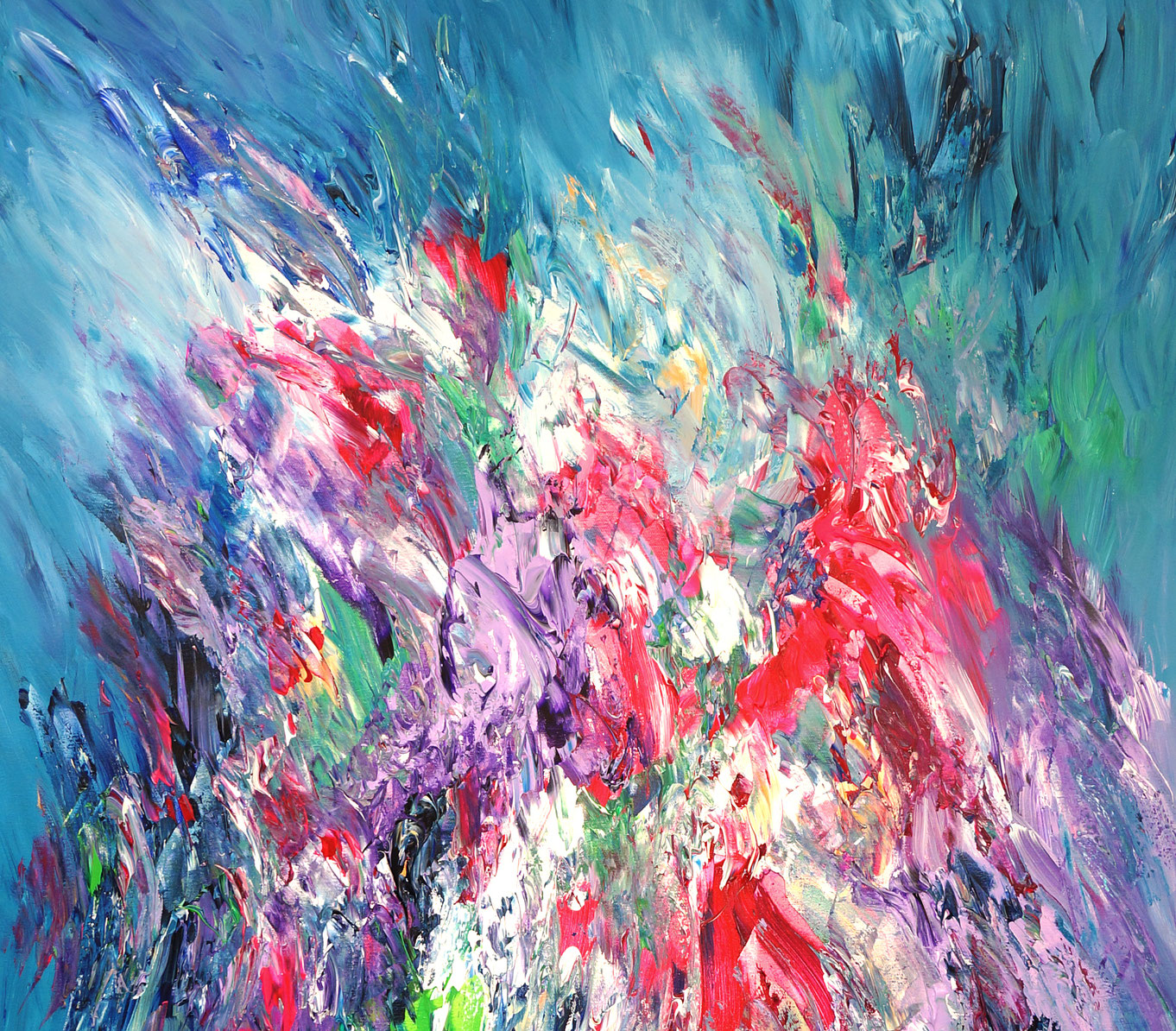 portrait format artwork - large abstract painting art for sale