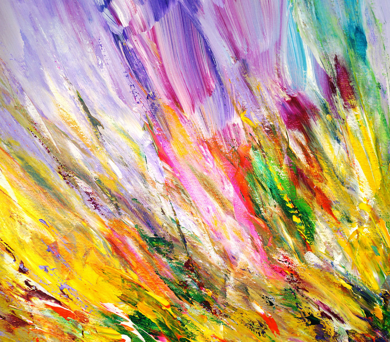 Vibrant artwork - large abstract painting art for sale
