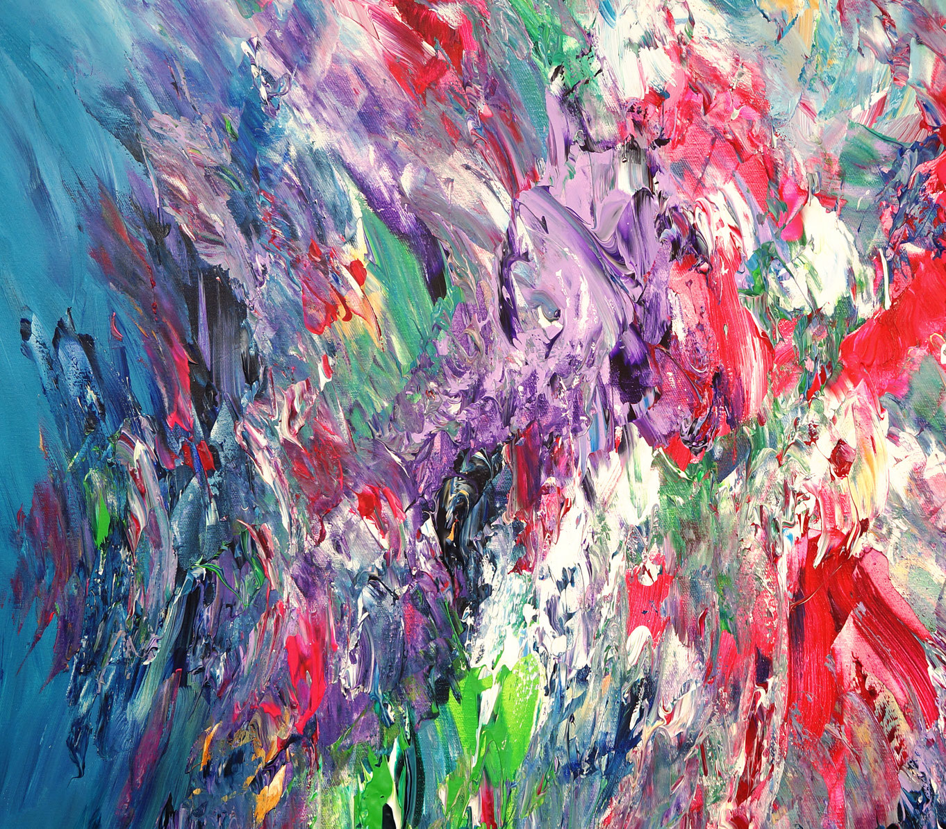 portrait format artwork - large abstract painting art for sale