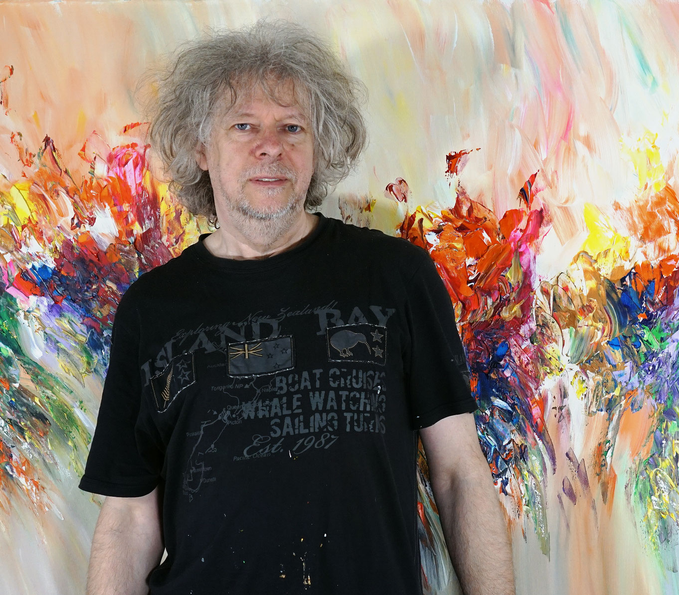 Vibrant abstract inspired by dreaming - large abstract painting art for ...