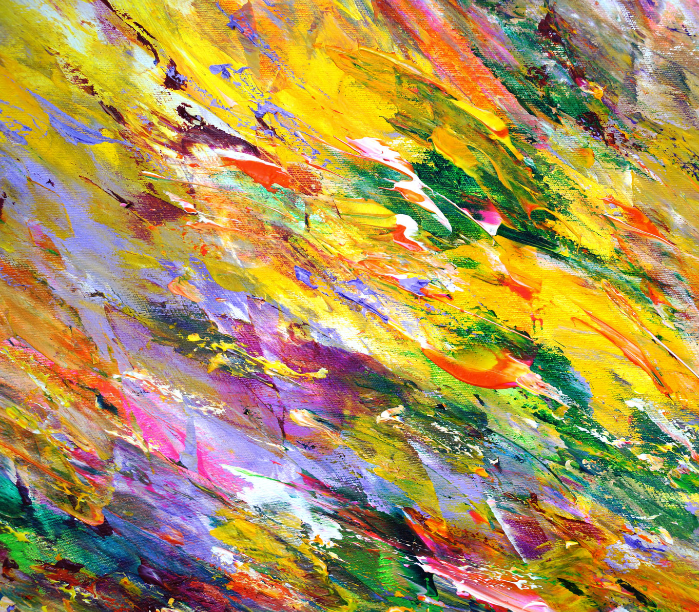 Vibrant artwork - large abstract painting art for sale