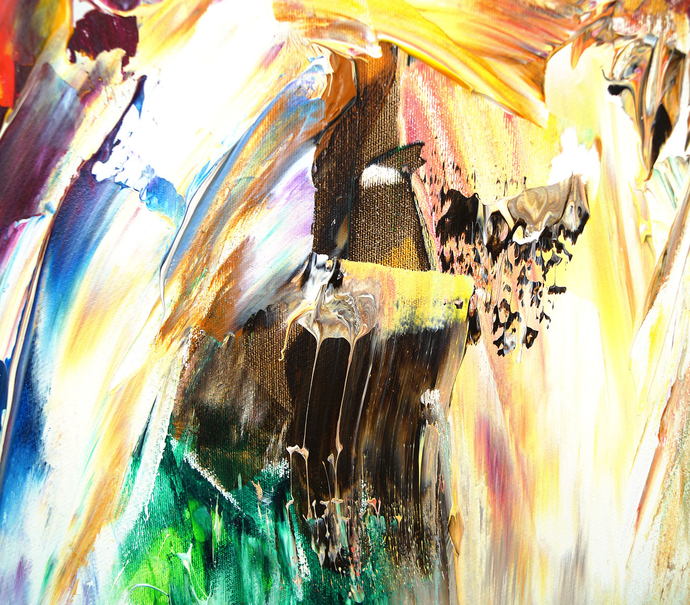 Expressionist painting - large abstract painting art for sale