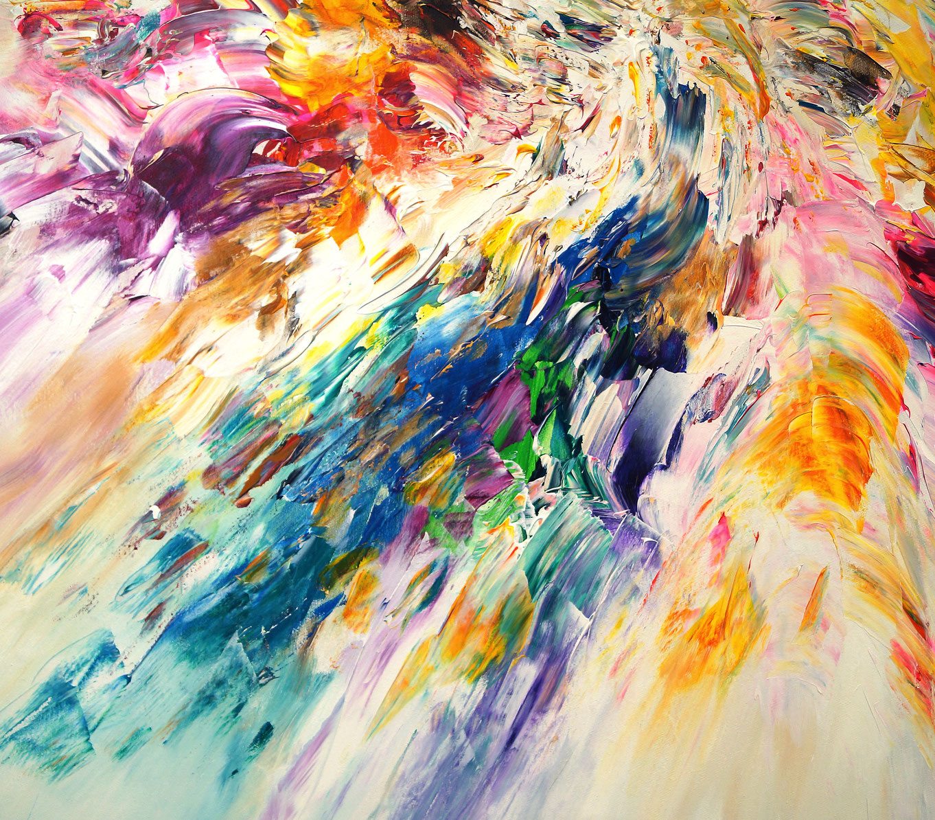 acrylic on canvas - large abstract painting art for sale