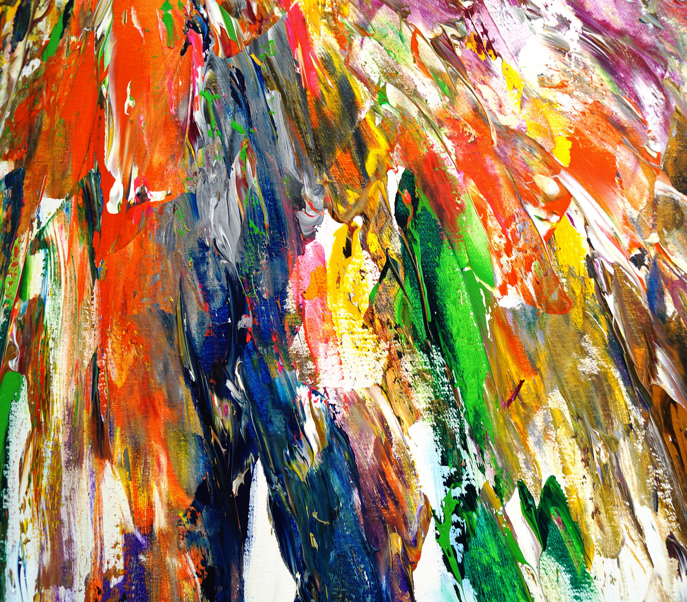 portrait format painting - large abstract painting art for sale