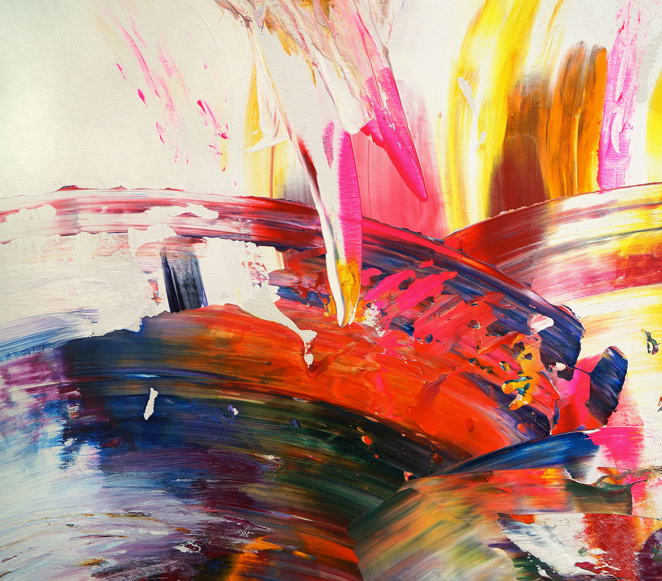 Energy Eruption L 1 - large abstract painting art for sale