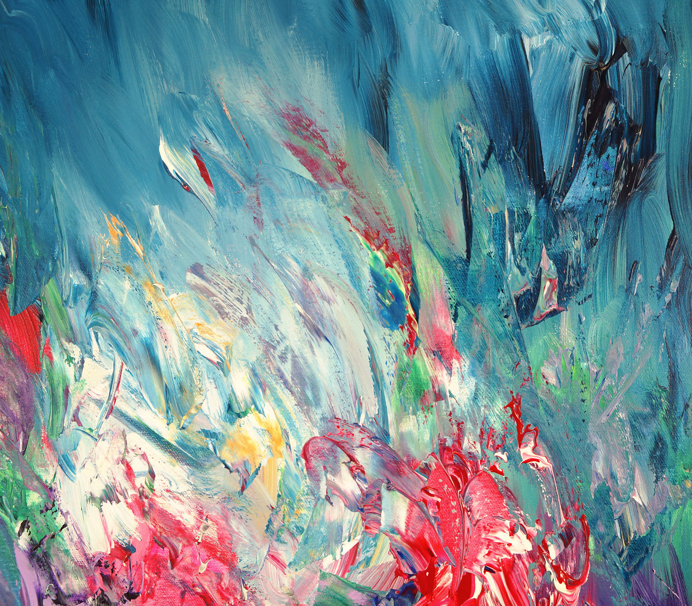 portrait format artwork - large abstract painting art for sale