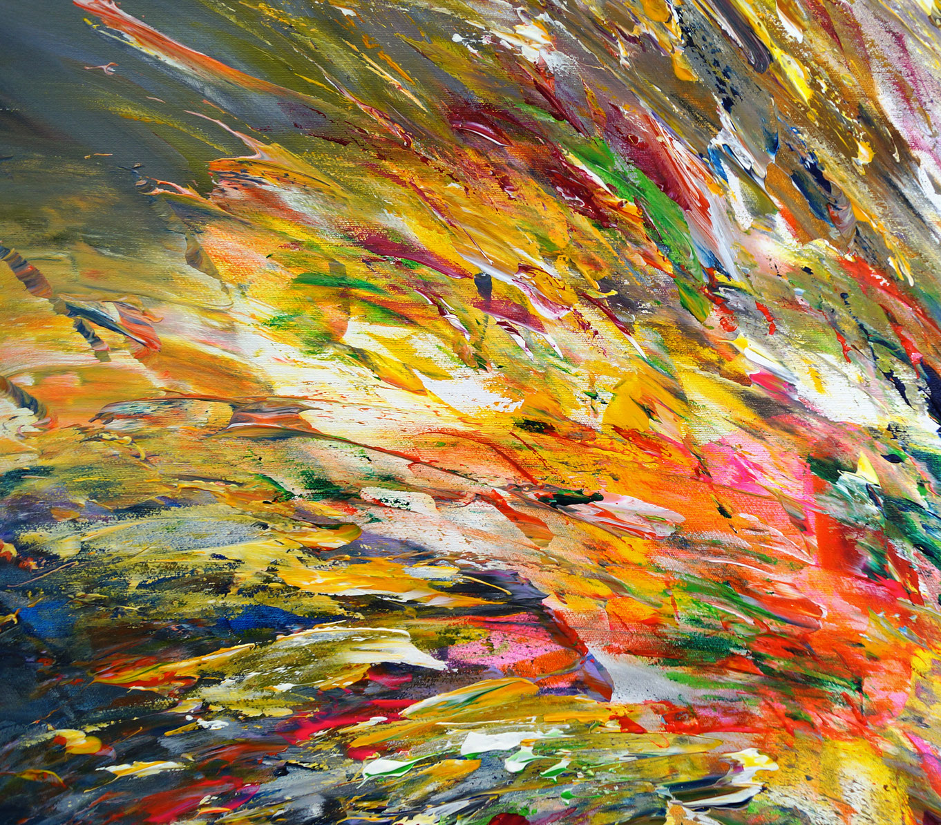 portrait format painting - large abstract painting art for sale