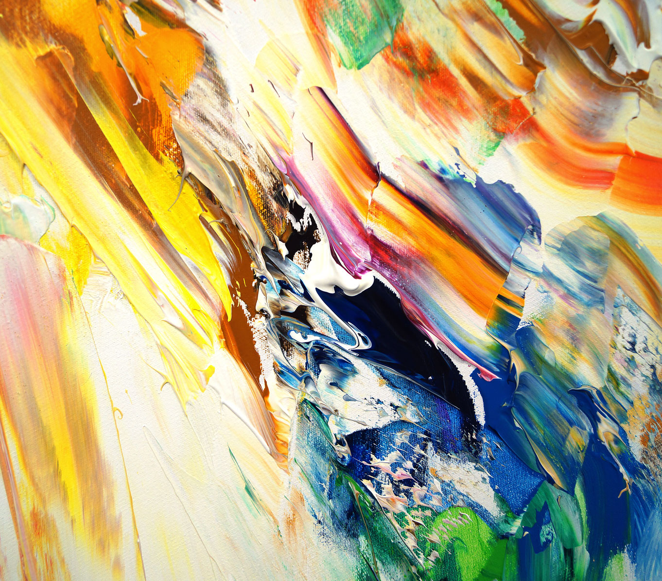 Expressionist painting - large abstract painting art for sale