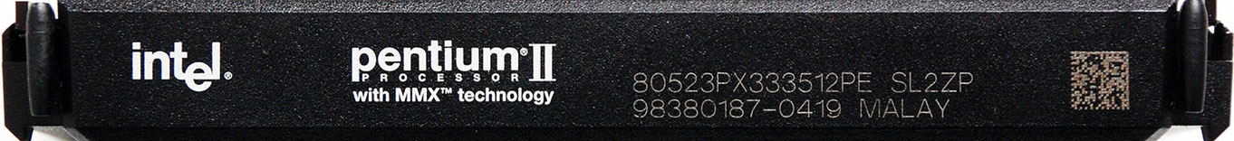 Intel Pentium II (P6) - CPU MUSEUM - MUSEUM OF MICROPROCESSORS & DIE ...