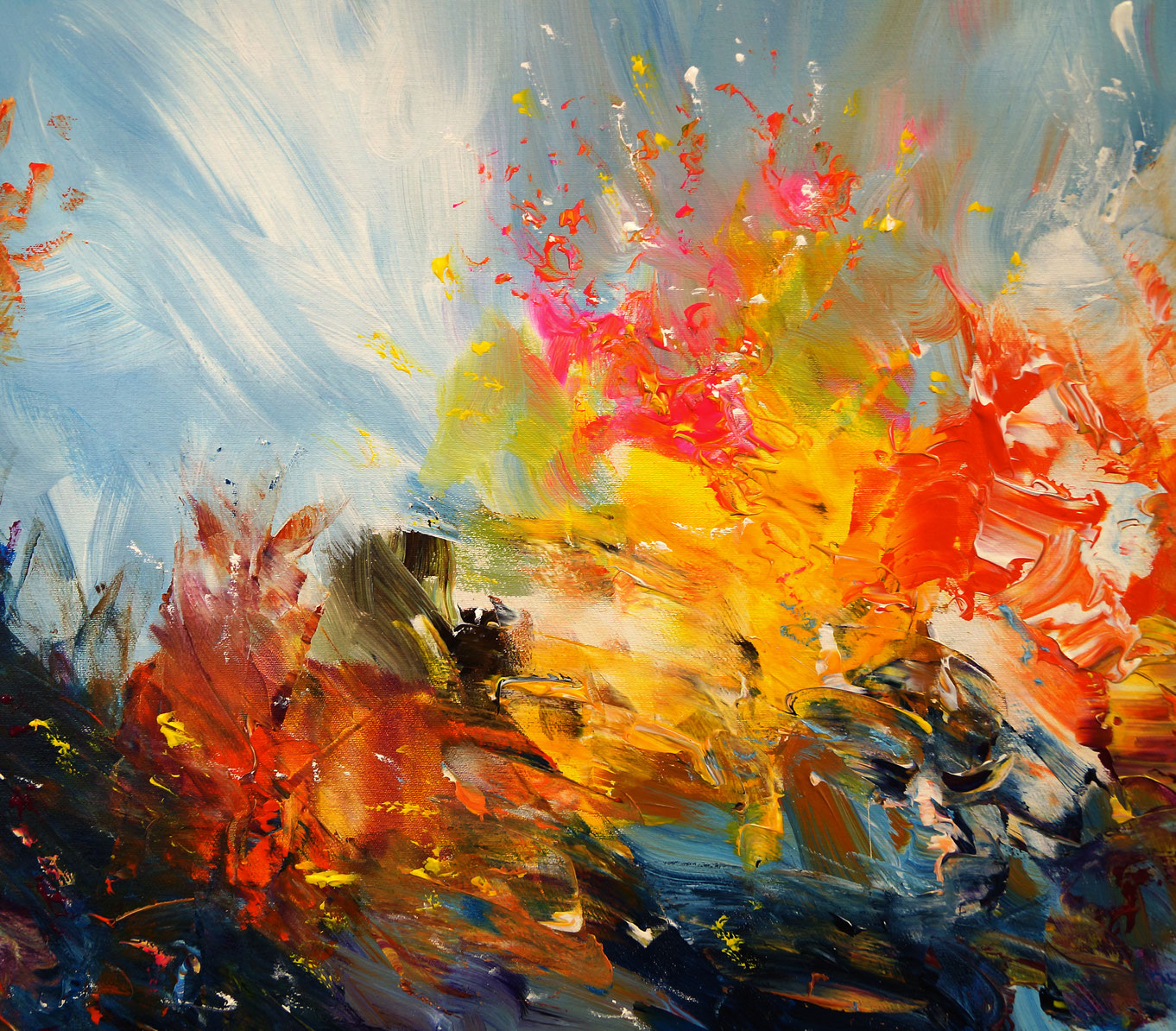 Blue Adventure XXL 1 - grosse-abstrakte-gemaeldes Webseite!