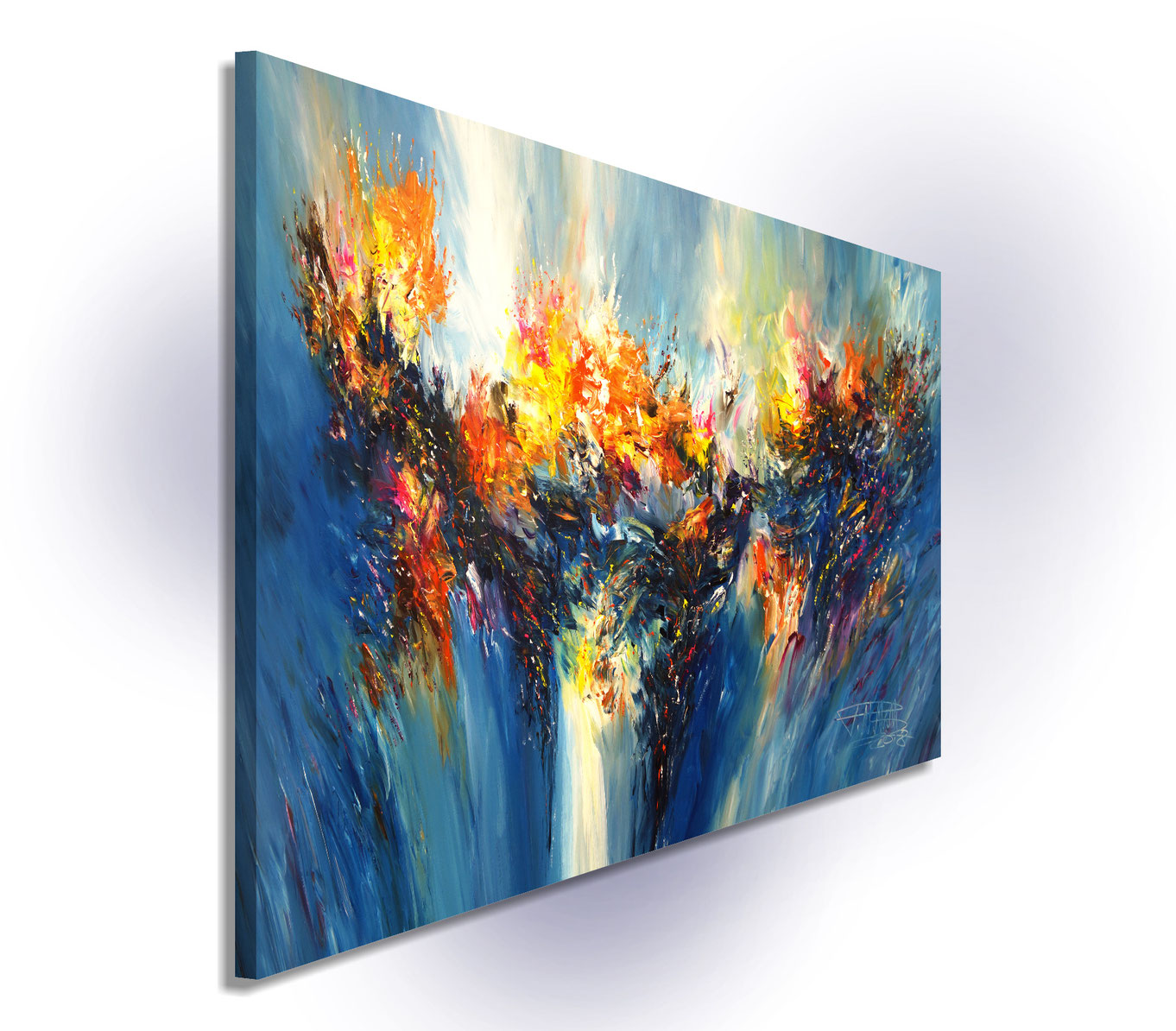 Blue Adventure XXL 1 - grosse-abstrakte-gemaeldes Webseite!