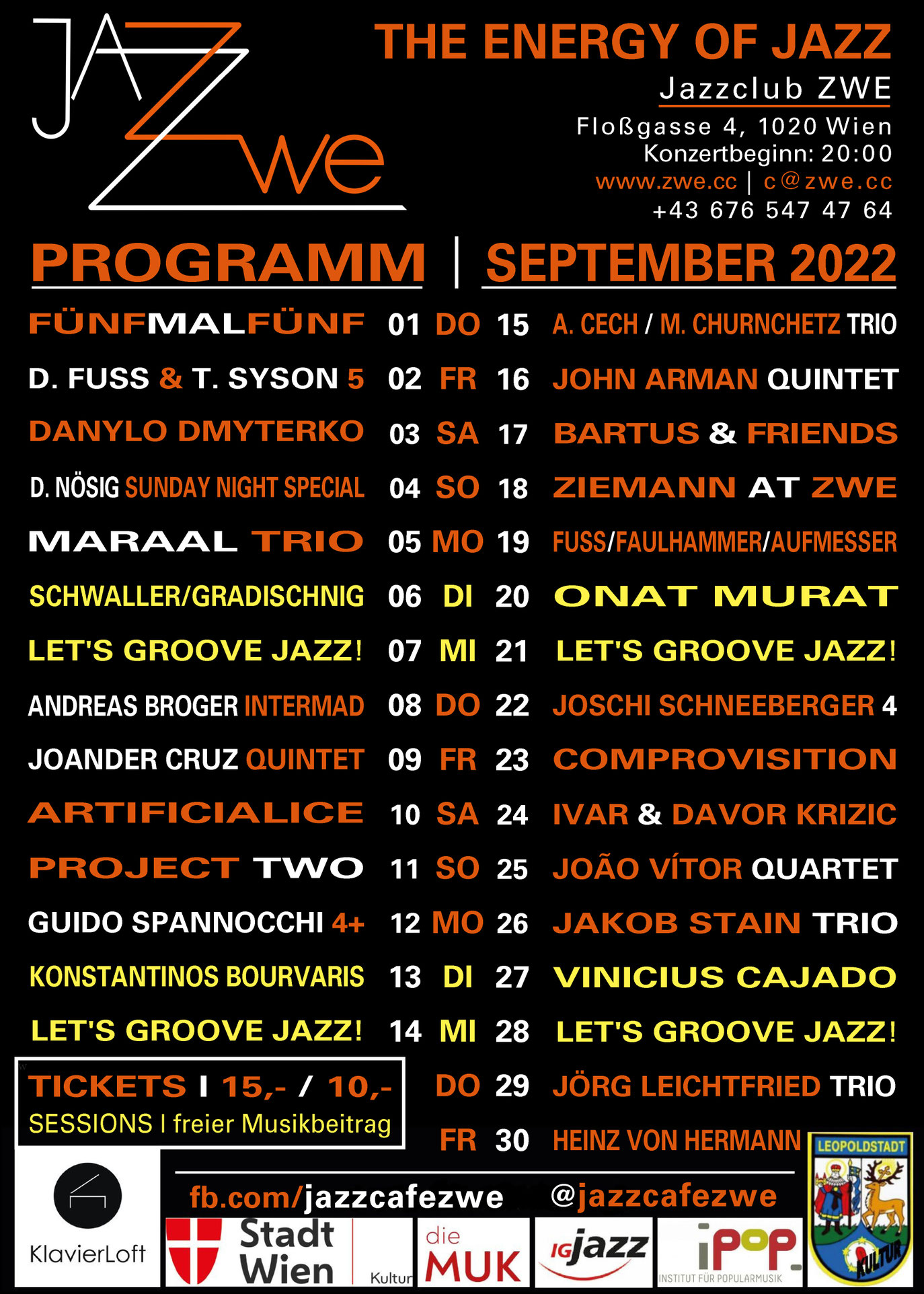 jazz, zwe, event - Jazzclub ZWE
