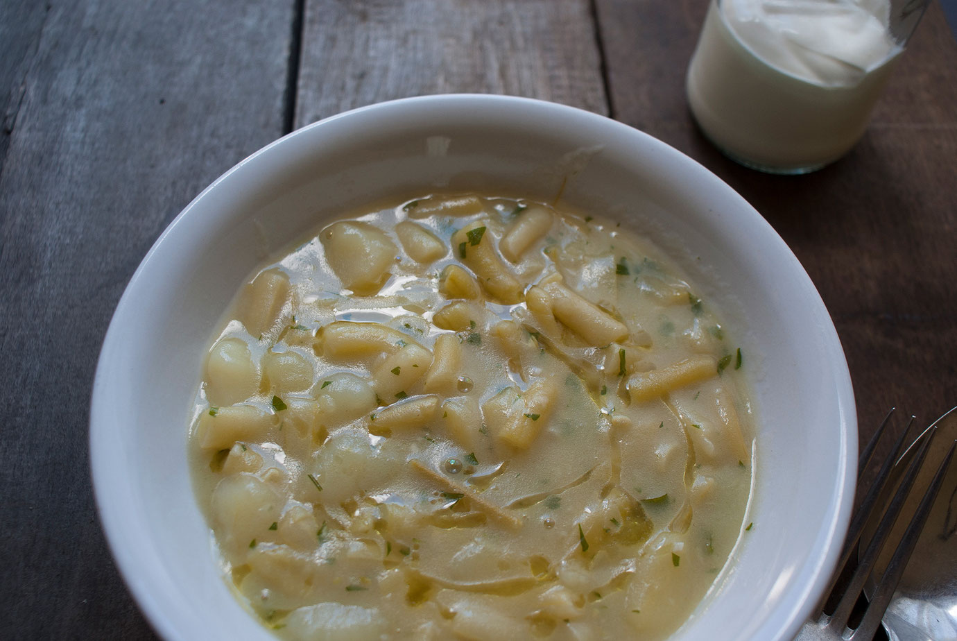 Yellow Bean Soup - Cooking along the Drava. Croatian traditional food ...