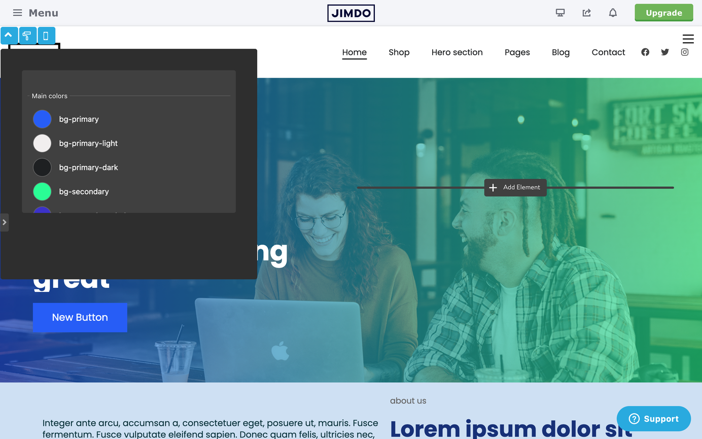 Overview - Matrix Themes - Official website - Jimdo