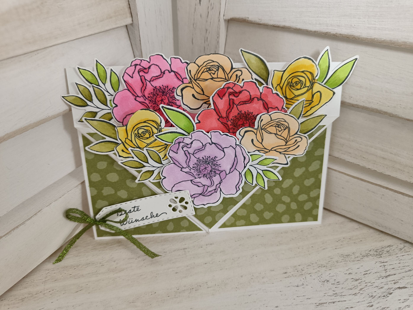 Triangle Pocket Card im Team - stempeldichbunt