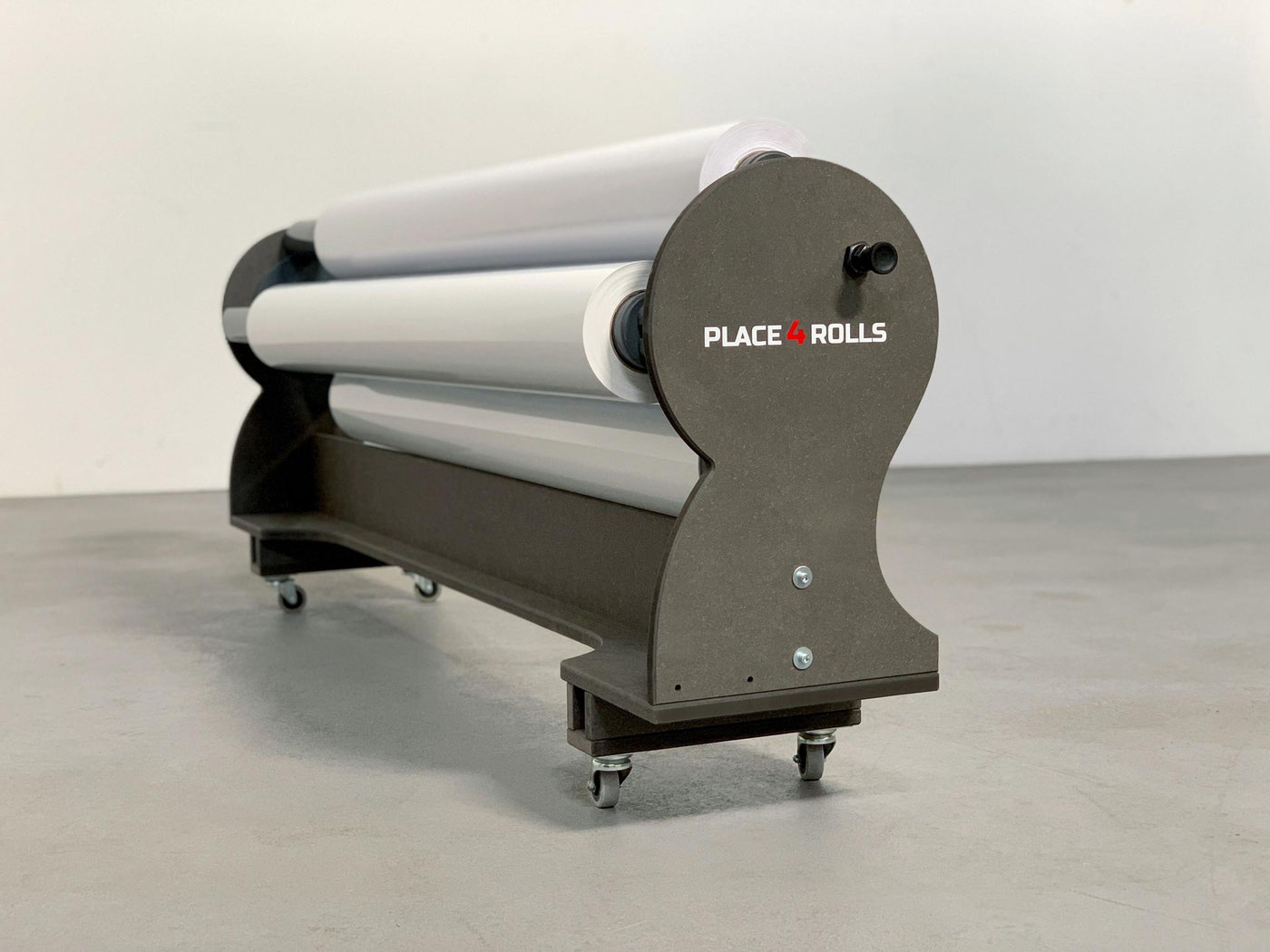 Roll change system for LFP - Media Booster GmbH