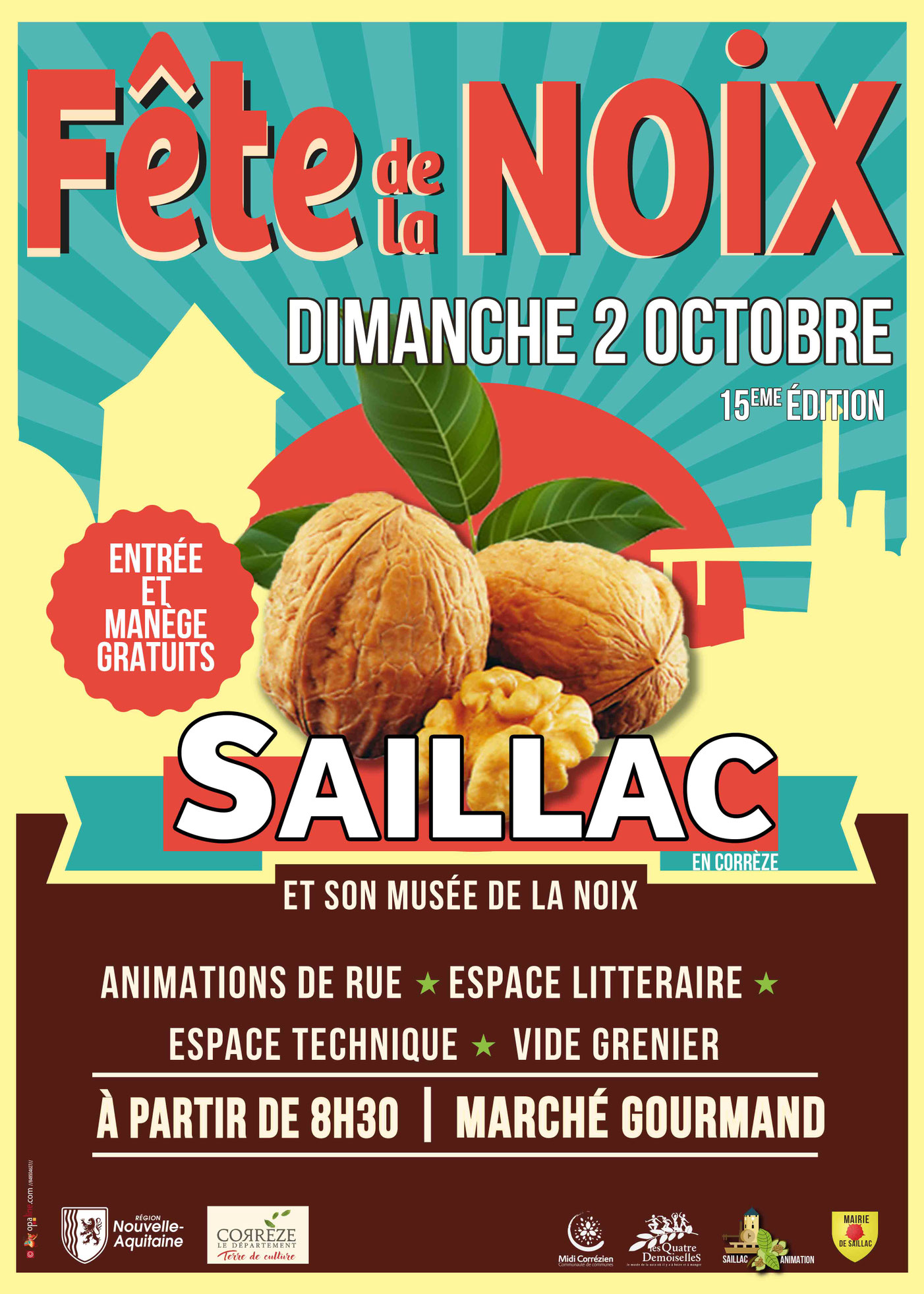 Fête de la Noix - Dimanche 2 octobre. - Saillac en Corrèze
