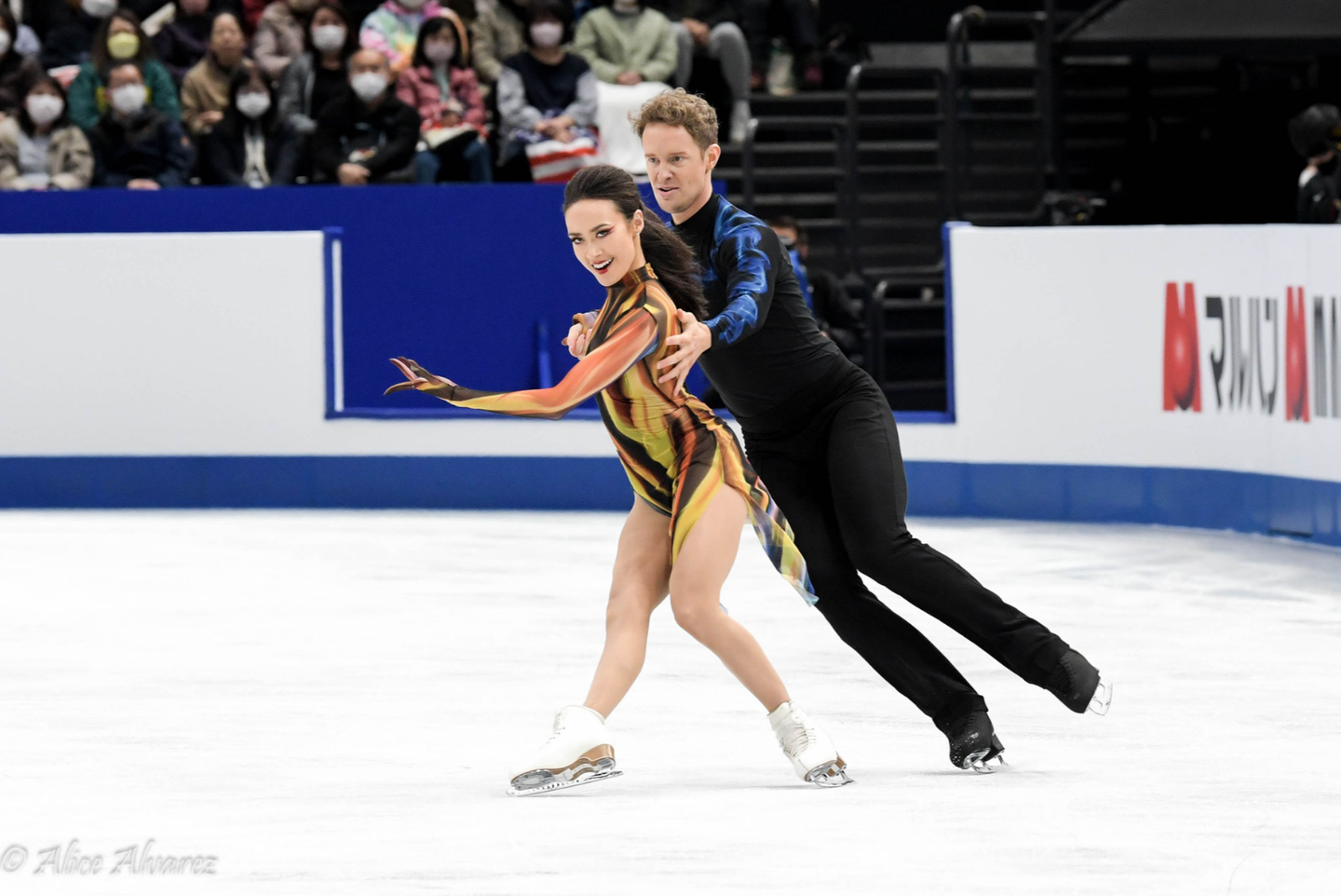 Madison Chock and Evan Bates - Press conference - Skate-info-glace