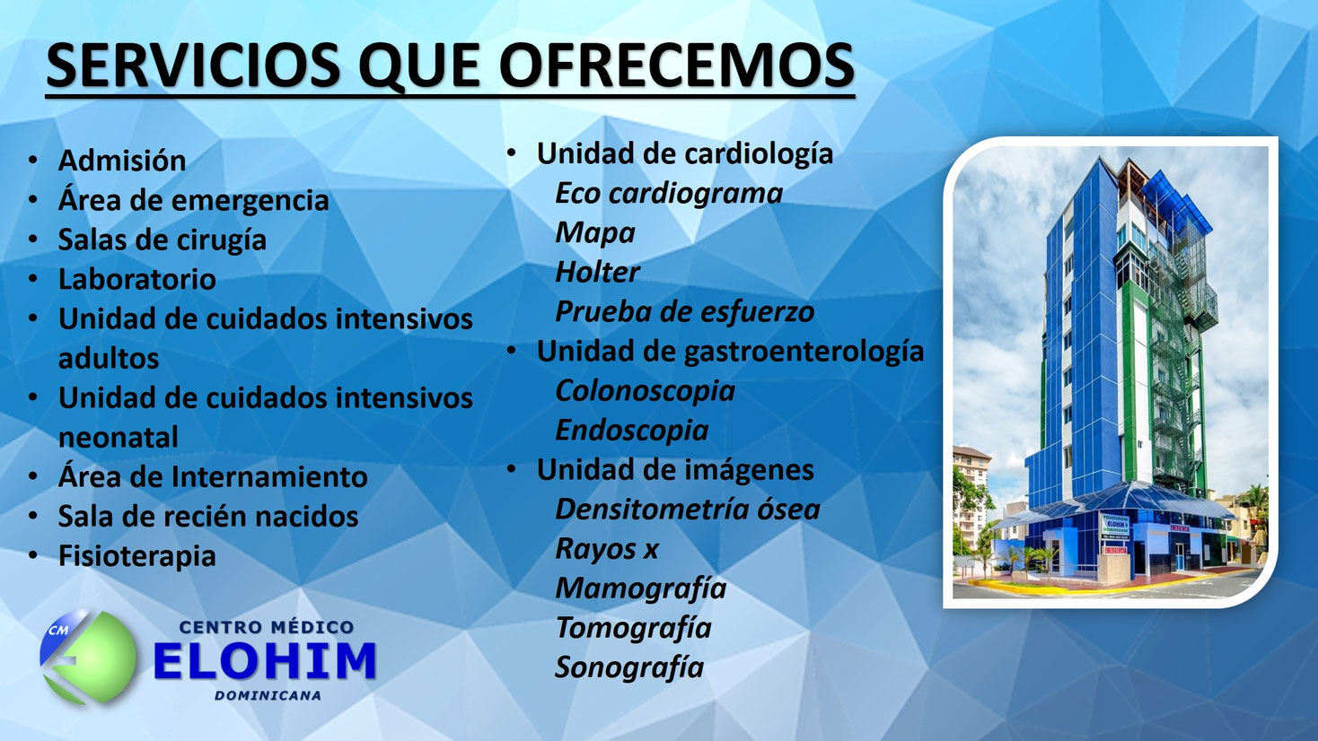 Noticias - Página web de centromedicoelohim