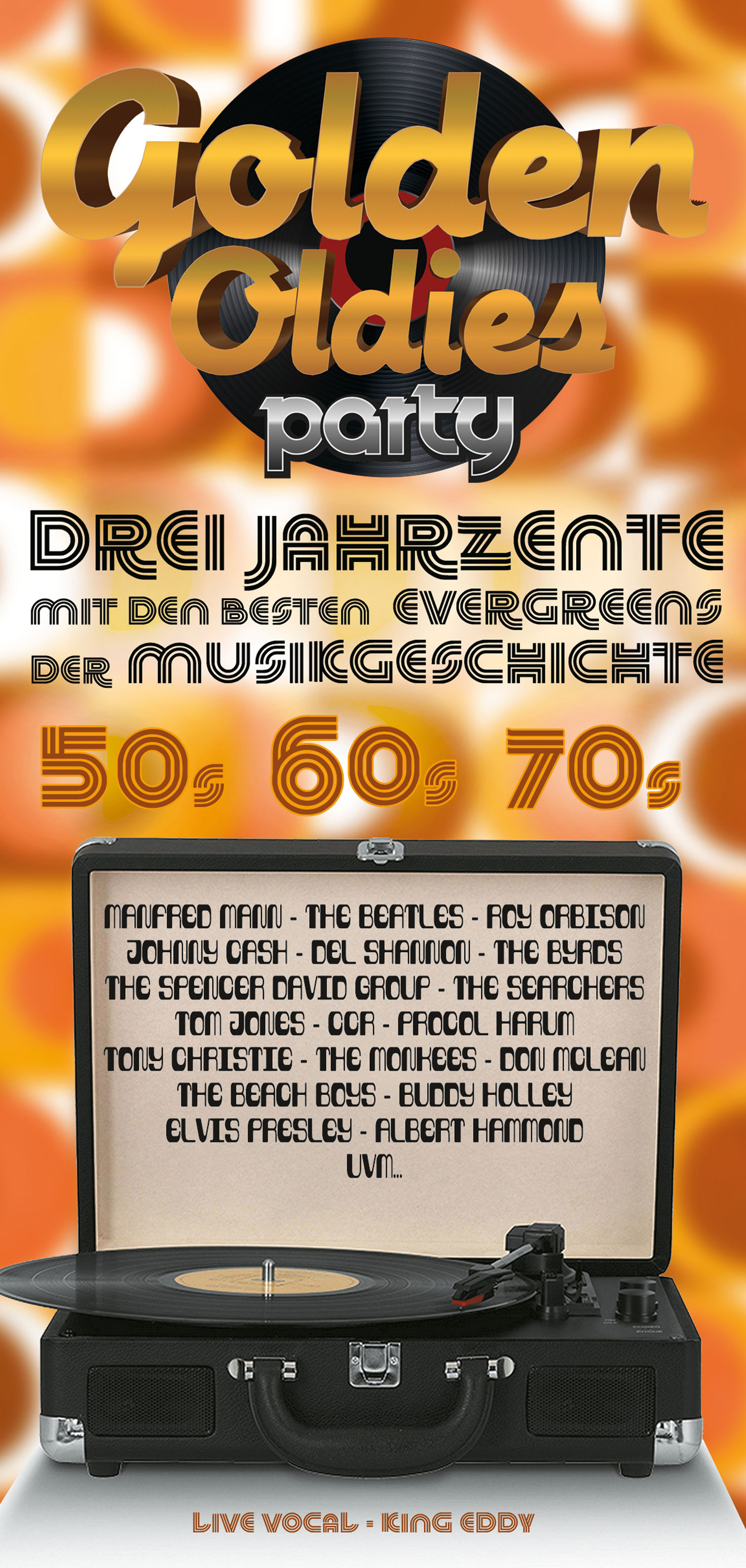 Golden Oldies Party - King Eddy - Oldies & Evergreens - Elvis Tribute ...