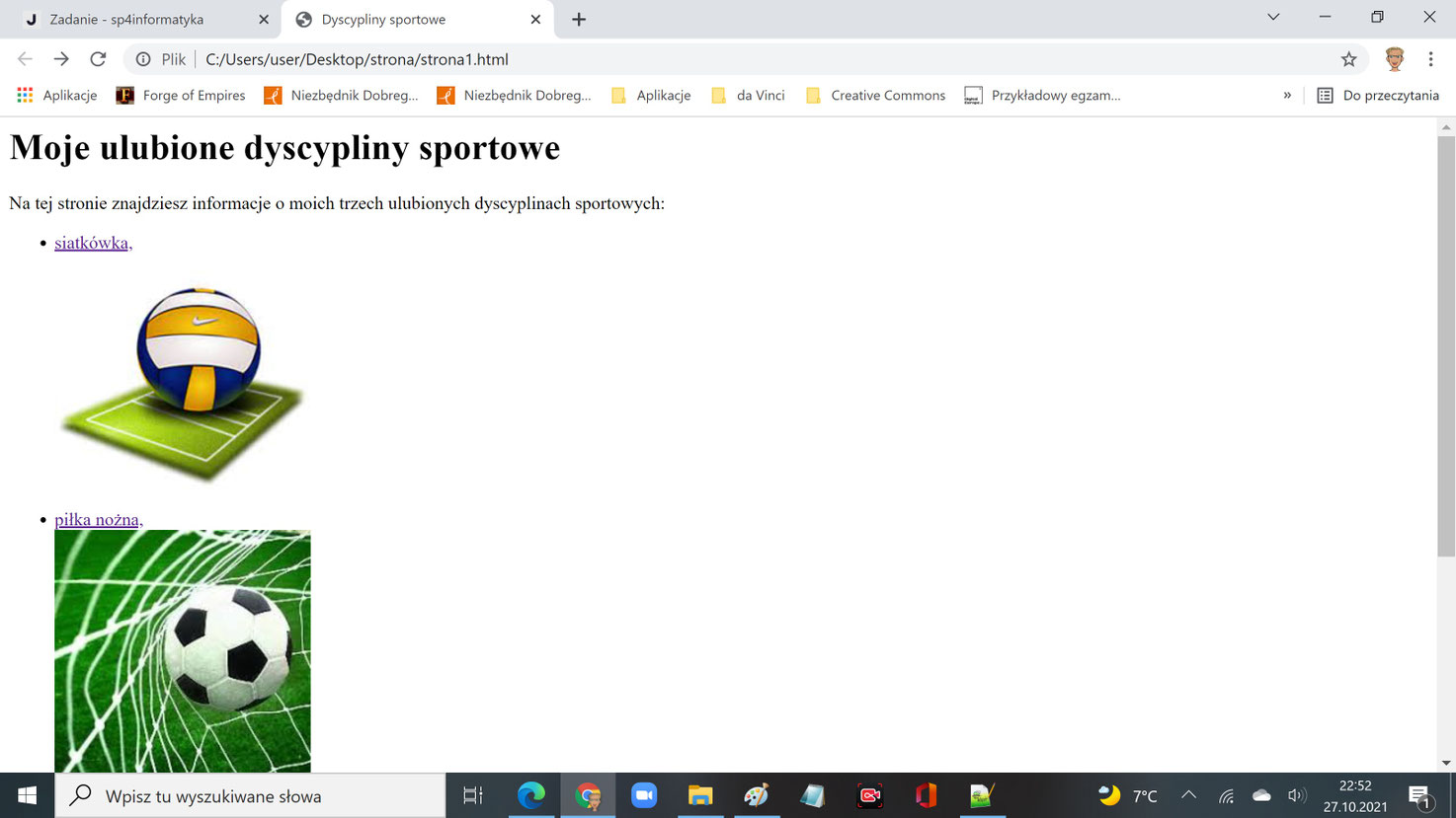Przykład zadania - sp4informatyka