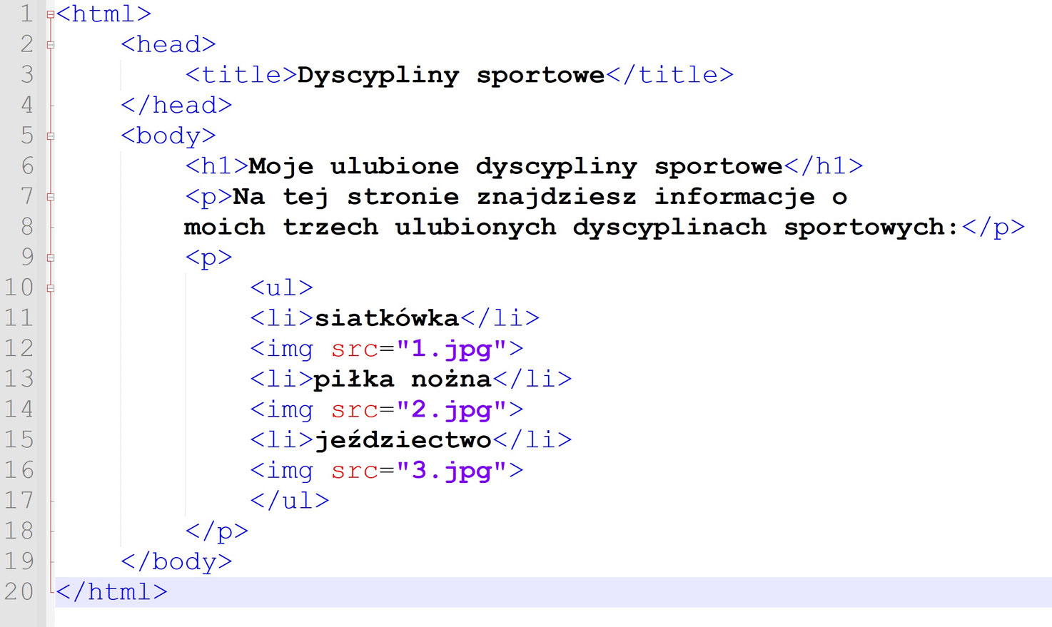 Przykład zadania - sp4informatyka