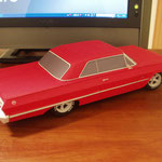 1963 Chevrolet Impala (1/16) - American car Papercraft! by north07