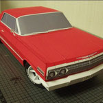 1963 Chevrolet Impala (1/16) - American car Papercraft! by north07