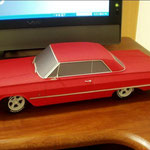 1963 Chevrolet Impala (1/16) - American car Papercraft! by north07