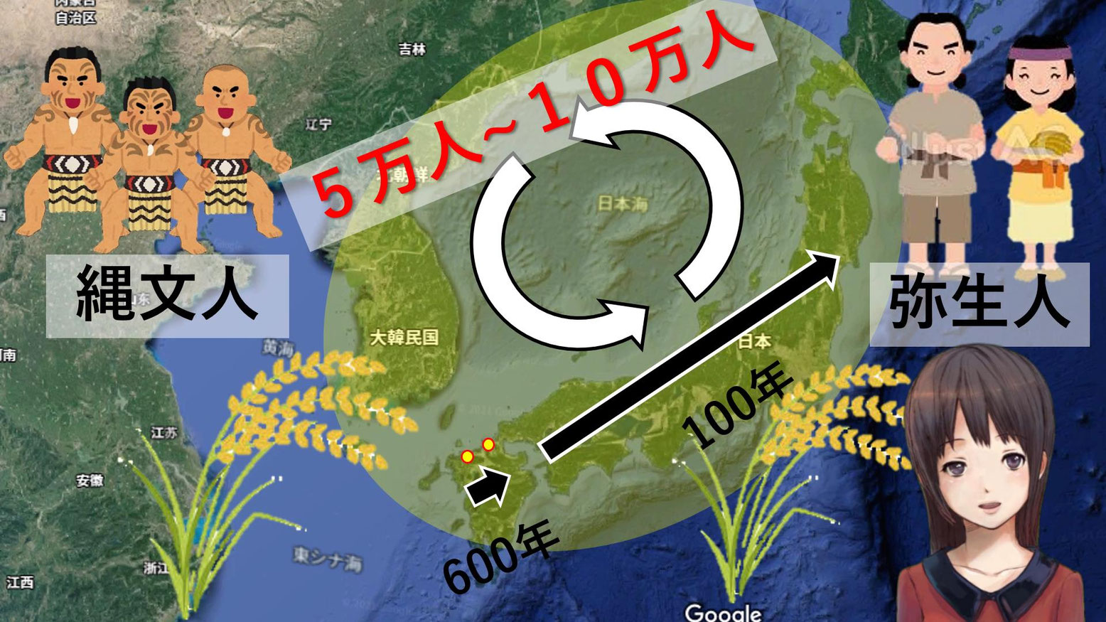 稲作文化が伝来したばかりの日本列島を俯瞰してみた - 古代の超大国
