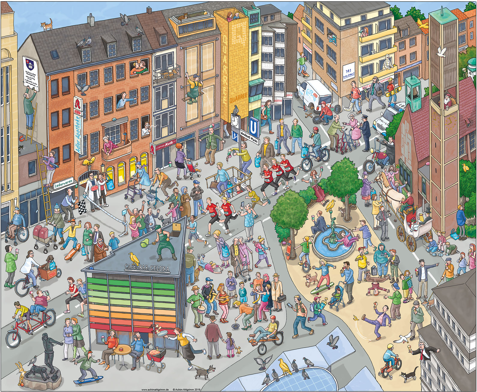 Wimmelbilder - Achim Ahlgrimm Illustration