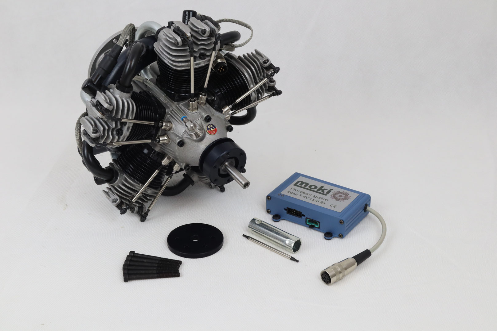 MOKI 180 – DER Sternmotor mit 5 Zylindern und 180ccm Hubraum! - MOKI ...