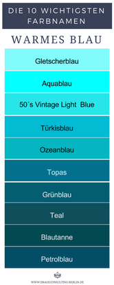 Farbnamen - Wie heißen deine besten Farben? - Farbanalyse Online