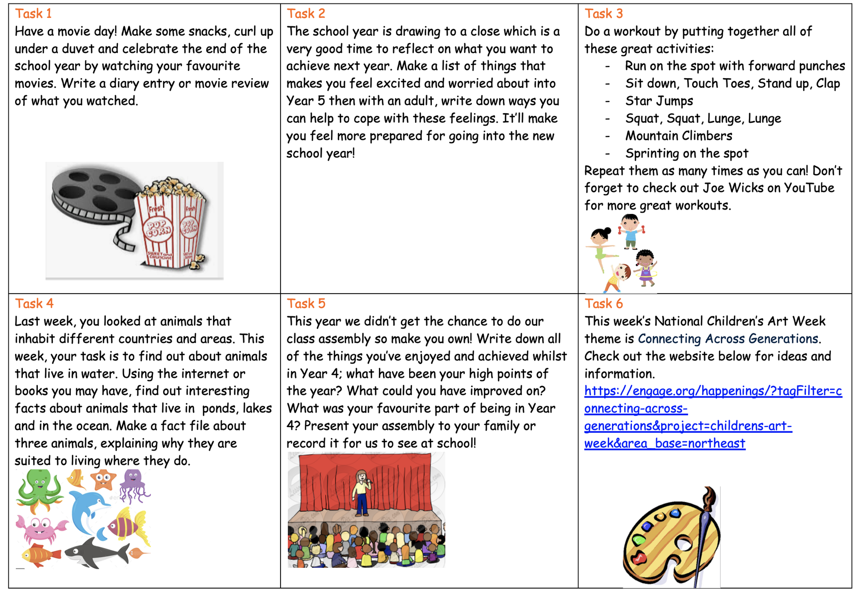 Year 4 - Caedmon Community Primary School - Home Learning Support