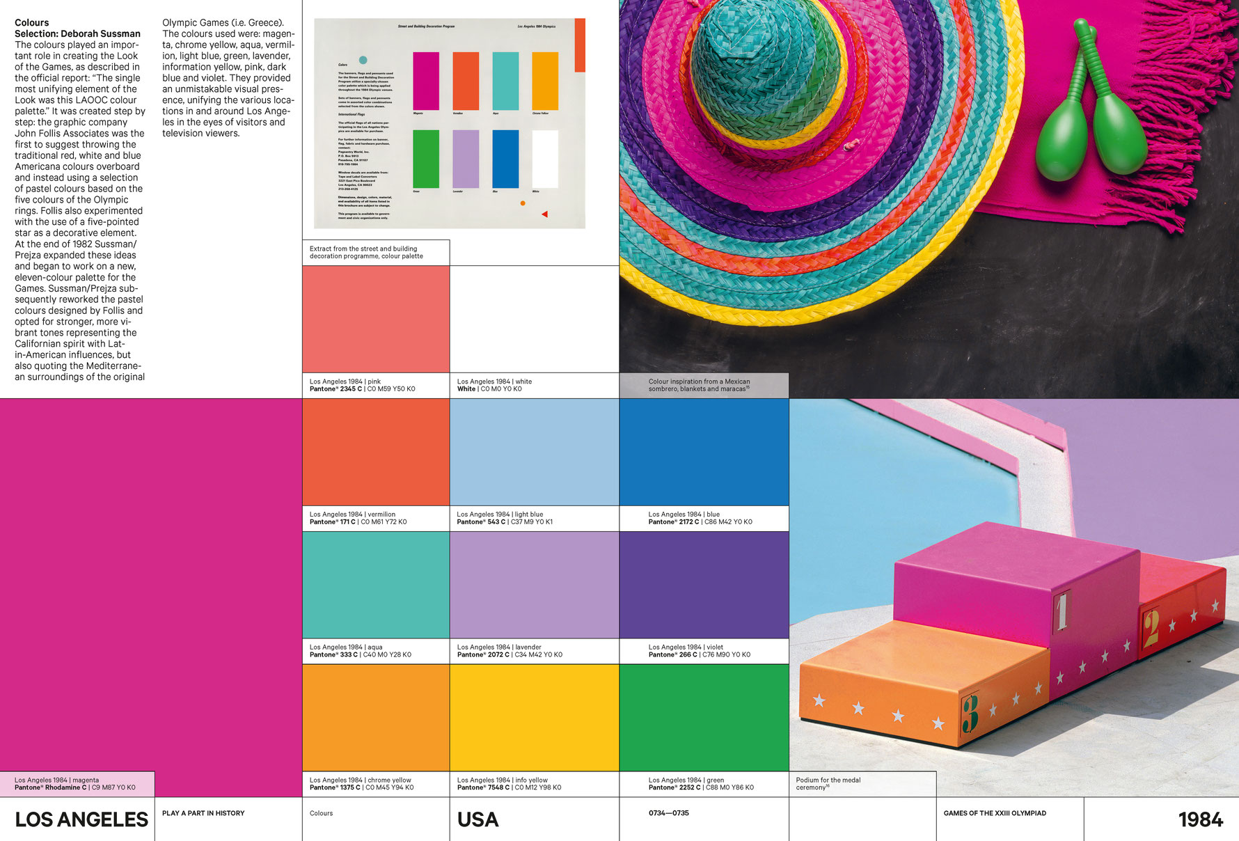 Los Angeles 1984 – Colours - theolympicdesign – Olympic Design Webseite!