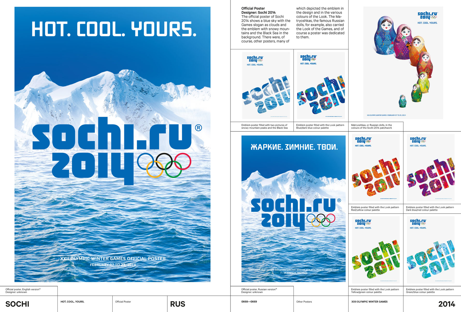 Sochi 2014 – Official Poster - theolympicdesign – Olympic Design Webseite!
