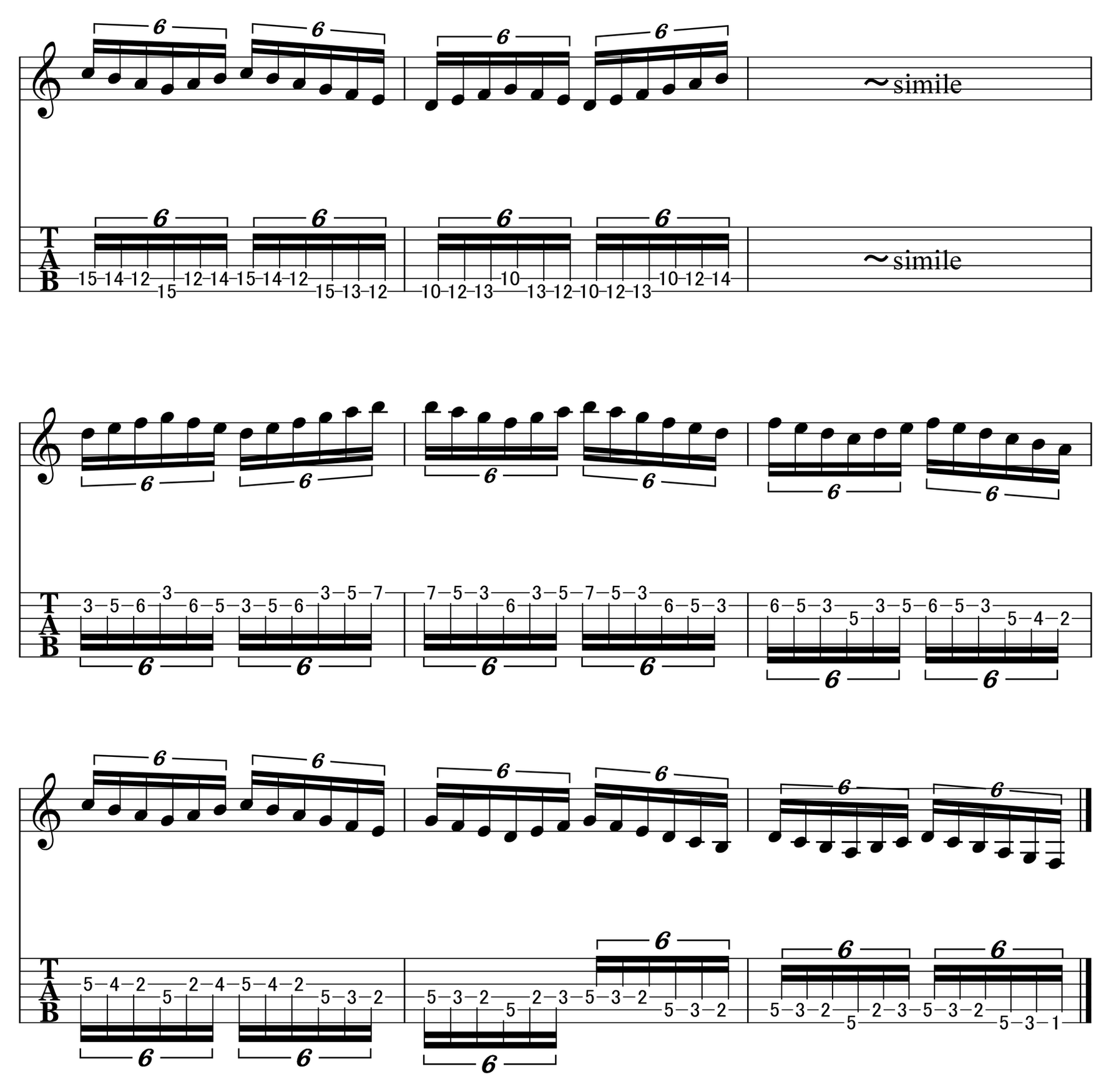 3 Note Per String - music-memocho - musical theory_musical analysis ...