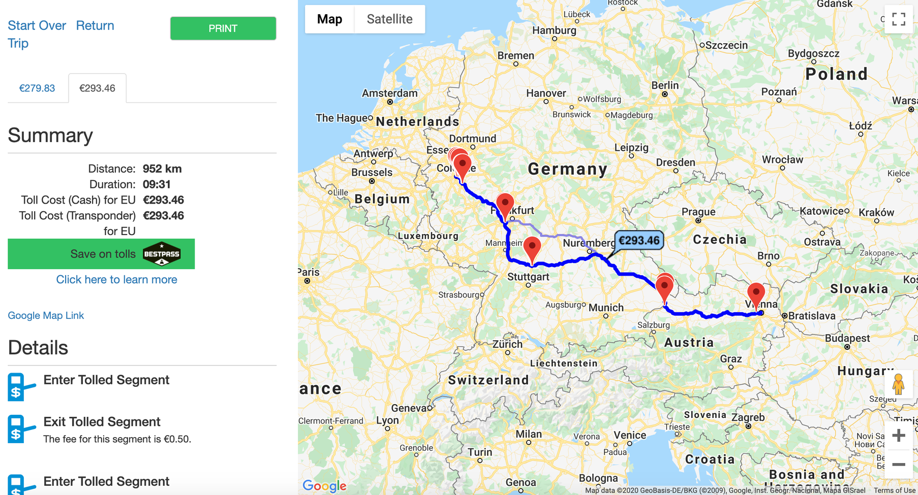 Tollsmart Expands European Coverage - Tollsmart