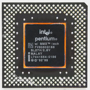 Intel Pentium MMX - CPU MUSEUM - MUSEUM OF MICROPROCESSORS & DIE ...